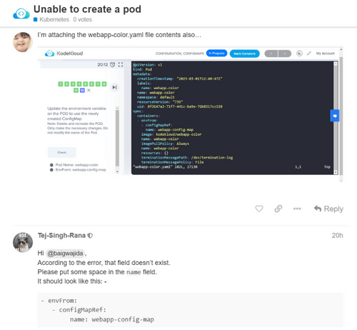 Community Kodekloud 